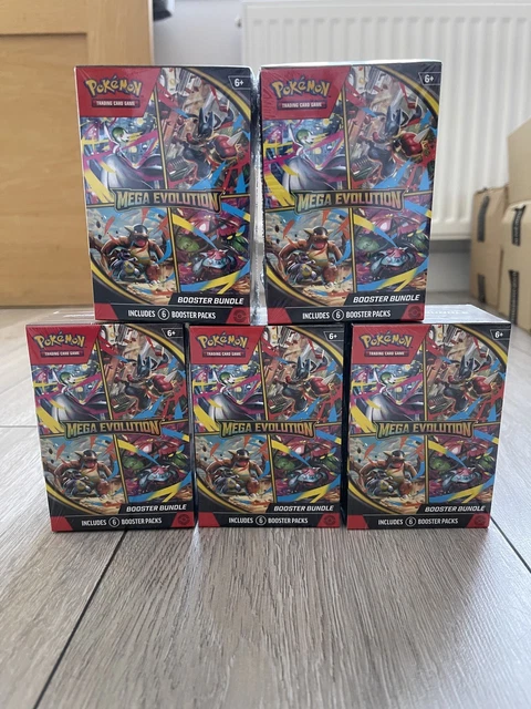 POKÉMON TCG: MEGA Evolution Booster Bundle (6 Booster Packs) (Brand new ...