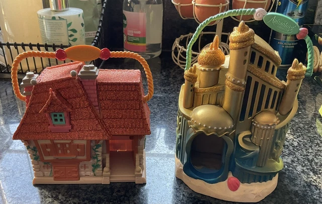 DISNEY ANIMATORS COLLECTION Littles Ariel and Belle Mini Houses £4.00 ...