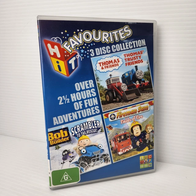 HIT FAVOURITES - DVD Thomas & Friends Fireman Sam Bob The Builder ...