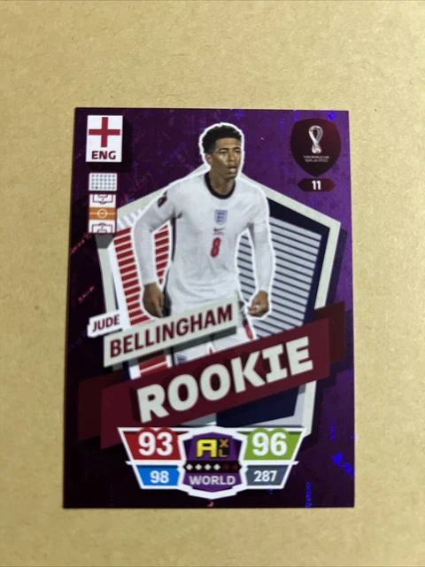 FIFA WORLD CUP qatar 2022 Jude Bellingham ROOKIE card # 11. new ...