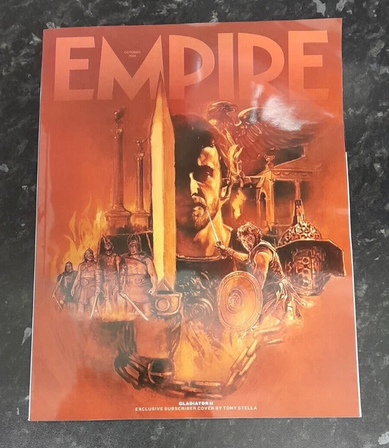 EMPIRE MAGAZINE (OCTOBER 2024, Subscriber Cover, Gladiator 2) £6.99 ...