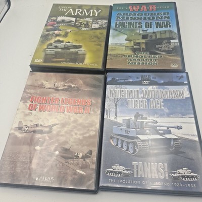 WW2 DVD BUNDLE Story Of The Army Fighter Legends,Tanks, Armoured ...