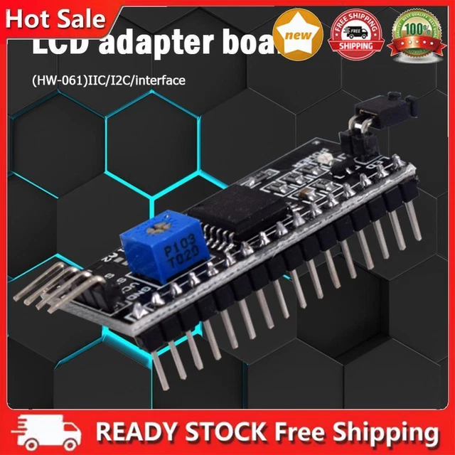 Hw 061 Iic I2c Serial Interface Lcd Adapter Board Converter Module For 1982