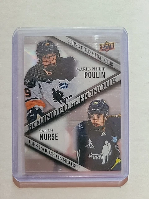 2023-24 UD TIM HORTONS BOUNDED BY HONOUR Marie-Philip Poulin / Sarah ...