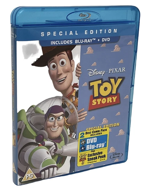 Walt Disney Pixar Toy Story Two Disc Blu Ray Dvd Woody Buzz Lightyear