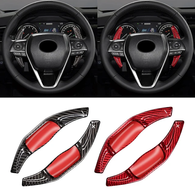 CARBON FIBER STEERING Wheel Shift Paddle For Toyota Camry Corolla RAV4 ... CARBON FIBER STEERING Wheel Shift Paddle For Toyota Camry Corolla RAV4 ...