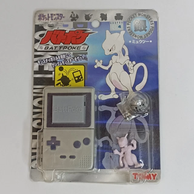 MEWTWO TOMY BATTPOKE Pokemon Launcher Game Boy Mini Figure Master Ball ...