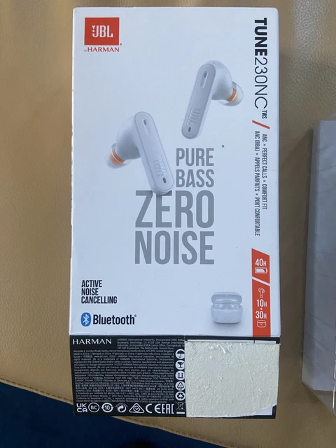 JBL TUNE 230 NC Wasserfeste True-Wireless In-Ear-Kopfhörer Noise-Cancelling Weiß EUR 30,00 ...