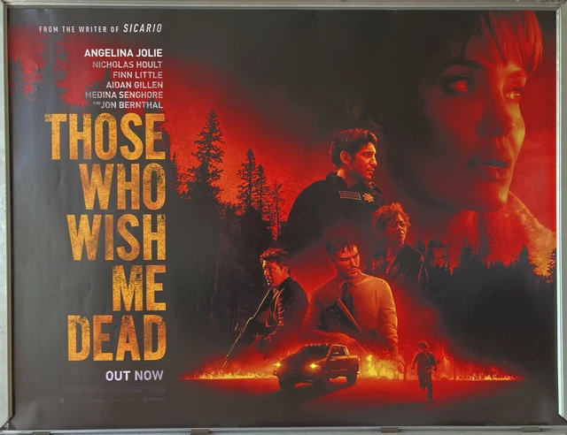 CINEMA POSTER: THOSE WHO WISH ME DEAD 2021 (Quad) Angelina Jolie ...