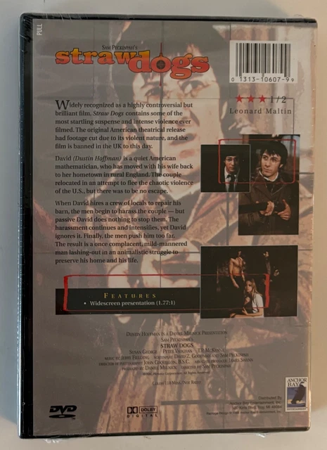 STRAW DOGS DVD 1971 Crime Psycho Thriller Dustin Hoffman Sam Peckinpah ...