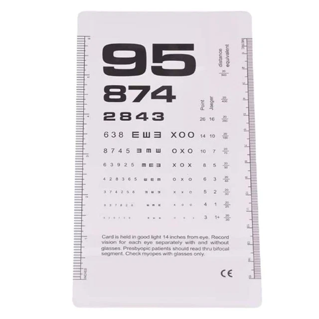 SIMPLIFIED VISION ASSESSMENT with Dual Version Eye Charts and PD Rulers ...
