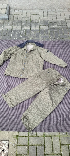 ORIGINAL DDR NVA FDU ESKS WINTER Watte Uniform, Jacke Hose Kragen ...