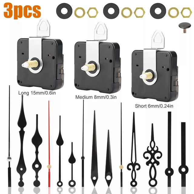 DIY WALL QUARTZ Clock Movement Mechanism Replacement Repair Kit Tool ...