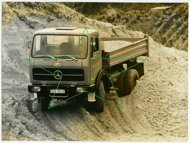 FOTO,PHOTO,PHOTOGRAPHIE,CAMION,TRUCK, MERCEDES BENZ NG 1632 AK 4x4 ...