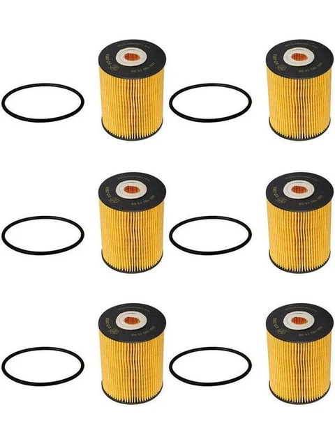 6 X SAKURA Ecological Oil Filter fits Volkswagen Golf 2.8 MKIII,1H1 VR6 ...