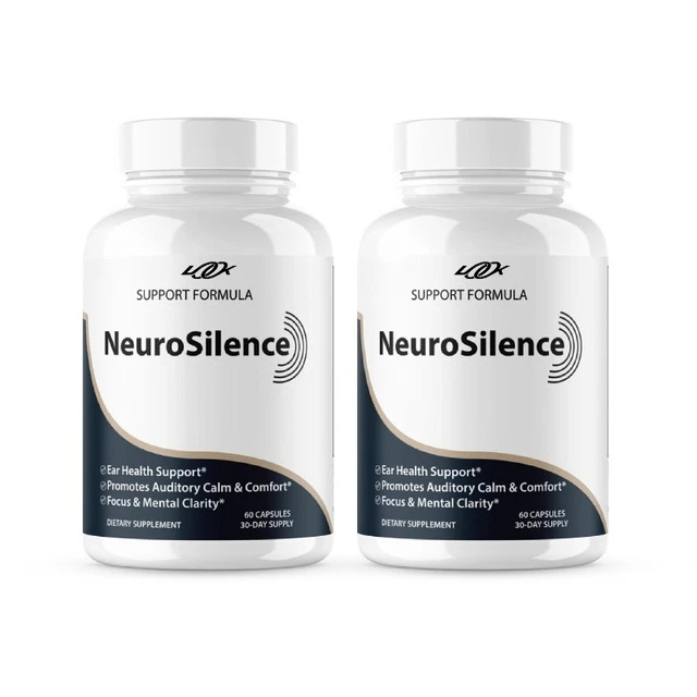 (2 PACK) NEUROSILENCE Ear Support Healthy Hearing Neuro Silence (120 ...