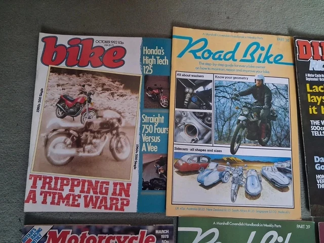 JOB LOT VINTAGE Motorcycle Biker Magazines £4.99 - PicClick UK