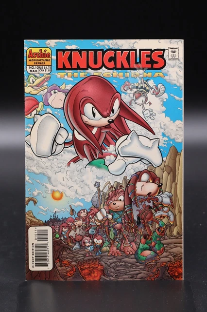 KNUCKLES THE ECHIDNA (1997) #10 Sonic The Hedgehog Spin-Off 1st App Of ...
