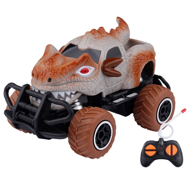 MINI REMOTE CONTROL Car Dinosaur Monster Truck RC Kids Toy Gift for ...