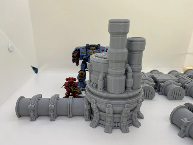 28MM 40K PIPEWORKS Scenery Wargaming Terrain Warhammer 40K/Kill Team £ ...