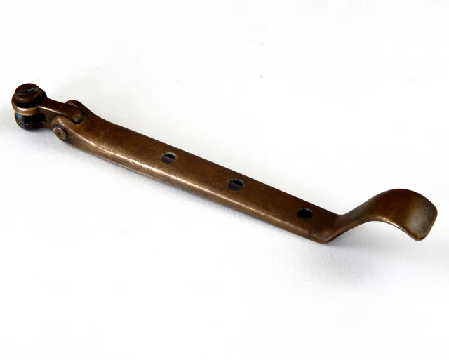 VINTAGE CRITTALL 1930S Brass Bronze Window Stay Handle Art Deco ...