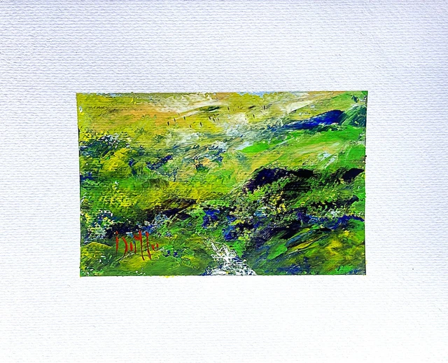 &RIVER WYE AT Source-Summer 1980's,"(NO FEE) ORIGNAL SIGNED VNTAGE ...