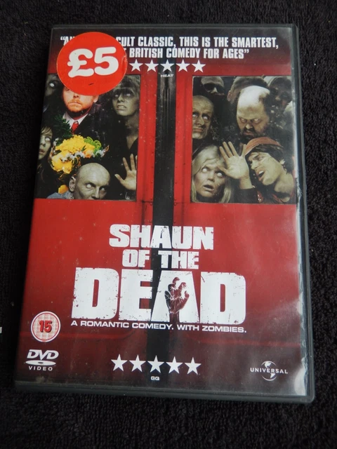SHAUN OF THE Dead Dvd Certificate 15 with extras EUR 0,88 - PicClick IT