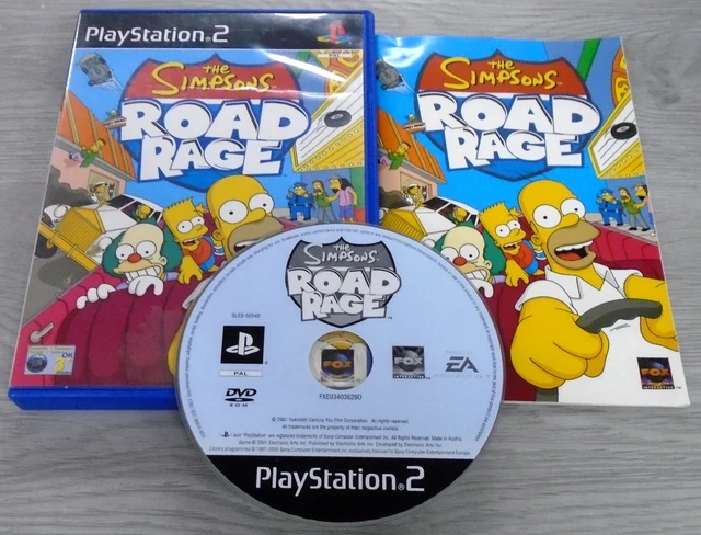 THE SIMPSONS ROAD Rage (PS2 PlayStation 2 PAL) Complete With Manual VGC ...