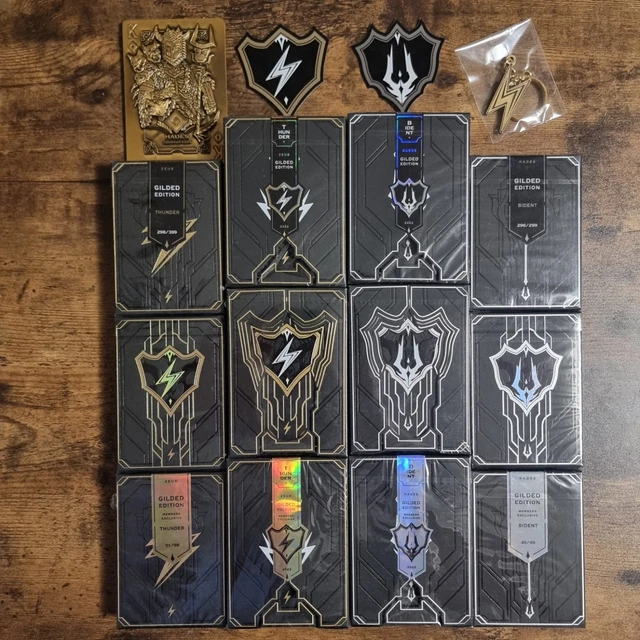 ZEUS THUNDER & Hades Bident Playing Cards New Arsenal Series Card Mafia ...