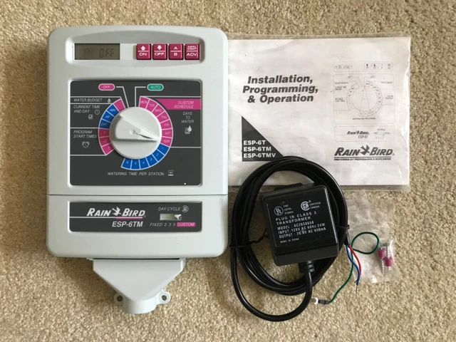 How To Set Rain Bird Esp-6tm