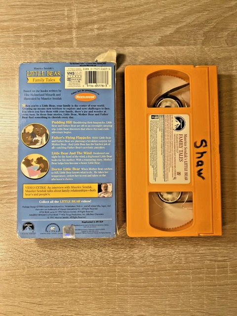 LITTLE BEAR FAMILY Tales VHS 4 Classic Tales 1998 Nickelodeon Nick Jr ...