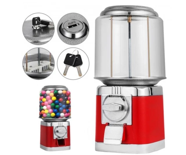 VEVOR GUMBALL MACHINE Gumball Coin Bank Vintage PC Vending Machine ...