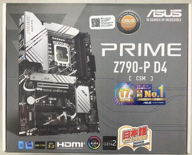 ASUS Z790-P D4 Intel Compatible Motherboard £260.63 - PicClick UK