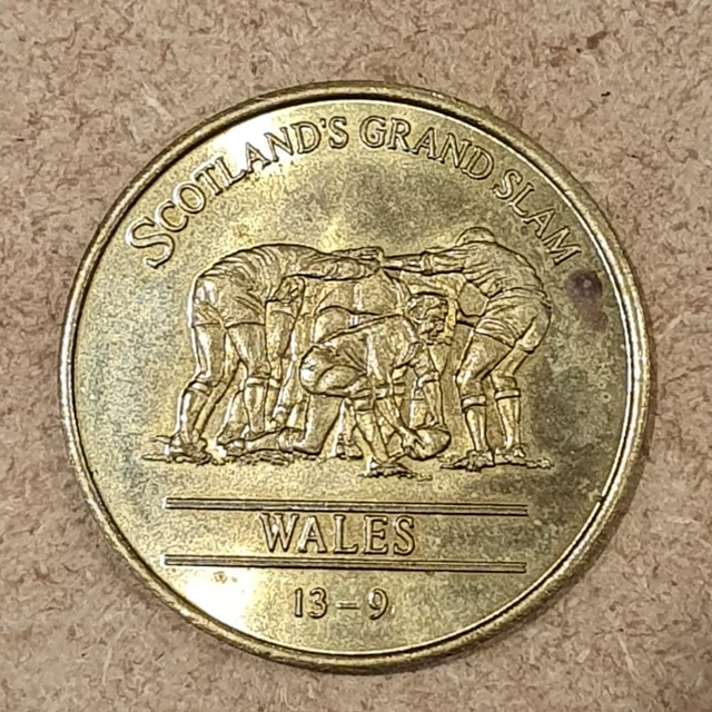 1990 RUGBY SCOTLANDS Grand Slam Grants Whisky Token. £10.80 - PicClick UK