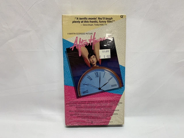 AFTER HOURS VHS 1985 Martin Scorsese Rosanna Arquette Cheech & Chong ...