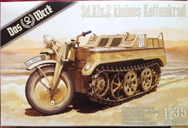 DAS WERK 35020 1:35 Deutsches Sd. Kfz. 2 Kettenkrad EUR 20,00 - PicClick DE