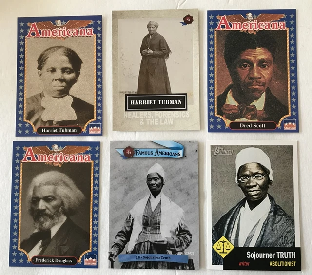 FREDERICK DOUGLASS, HARRIET Tubman & Freedom Fighters Collector cards ...