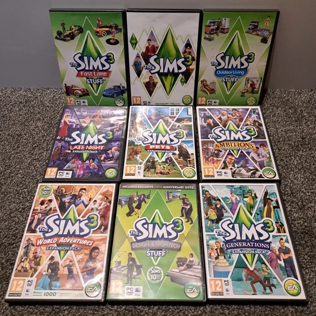 THE SIMS 3 Base Game + 8 Expansion Packs PC Games Bundle Tested ...