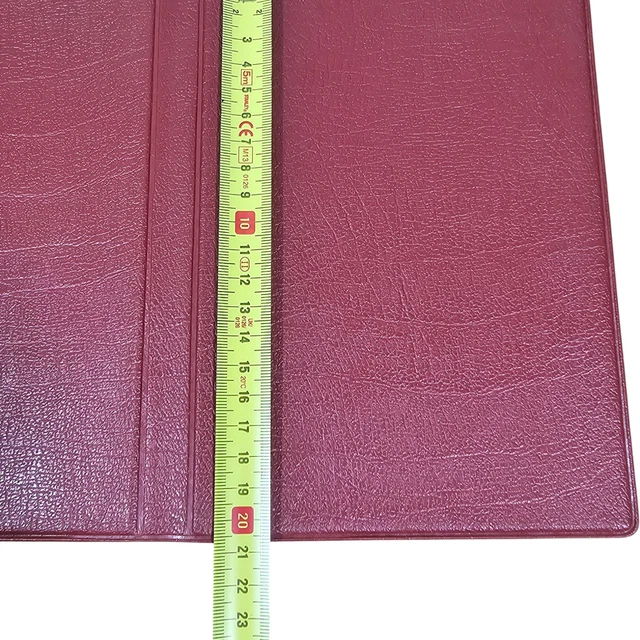 VINTAGE USSR SPIRAL Notebook Maroon Vinyl Cover Line Guide Soviet Era ...