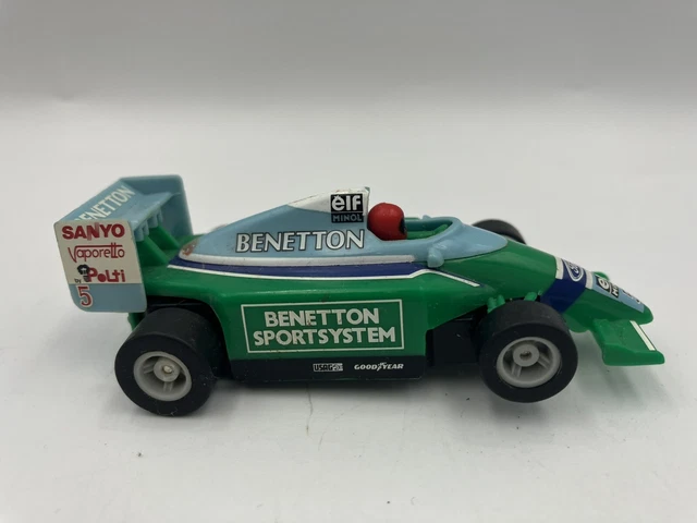 MICRO SCALEXTRIC F1 Benetton racing car scale 1/64 12 volt £14.95 ...