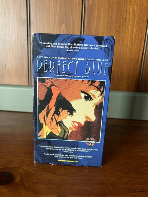 PERFECT BLUE VHS, 1999, Original Japanese Dubbed English Unrated ...
