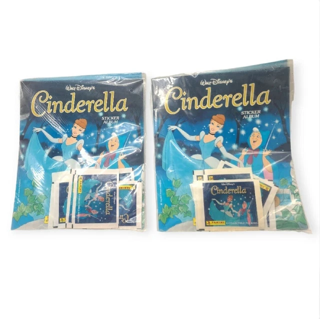 VINTAGE PANINI DISNEY’S Cinderella Collectible Sticker Albums COMPLETE ...