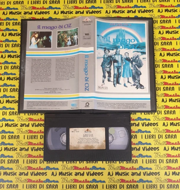 VHS FILM IL MAGO DI OZ 1986 Judy Garland Victor Fleming MGM UA VM-C ...