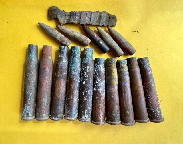 100% ANTIQUE WW2 Battle of Okinawa brass casings Hacksaw ridge, Maeda ...