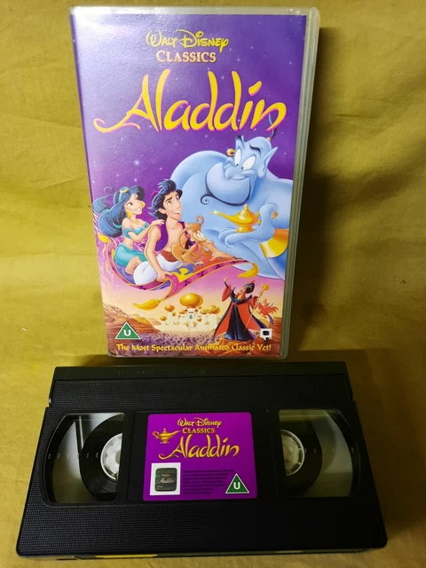 ALADDIN, WALT DISNEY Classics VHS Video Tape, UK $5.00 - PicClick AU