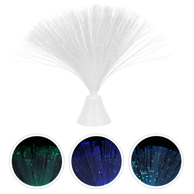 USB POWERED DESKTOP Light Color Changing Fiber Optic Light Novelty Lamp ...