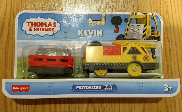 THOMAS & FRIENDS Trackmaster Motorized Kevin Engine With Gondola Car ...