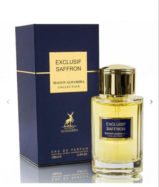 Eau De Parfum Maison Alhambra Exclusive Saffron Edp Safran 100ml 3 4 Fl