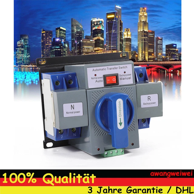 DUAL POWER 2P 63A Automatic Transfer Switch Transfer Switch Switch ...