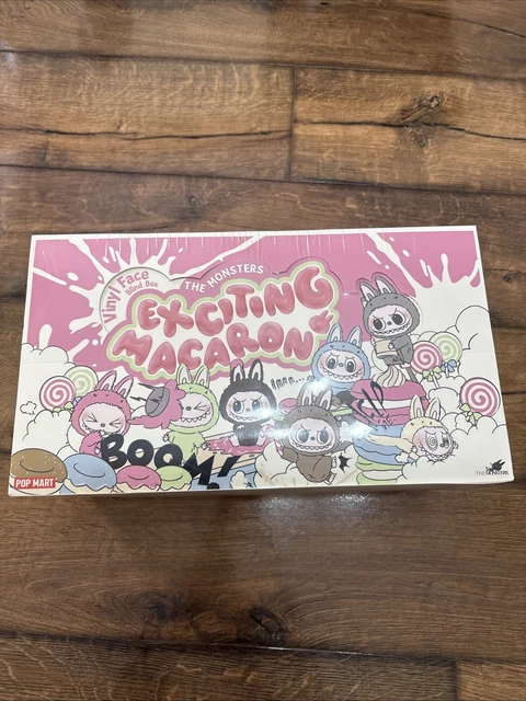 POPMART LABUBU THE MONSTERS Exciting MACARON 6 Types set Box Plush ...